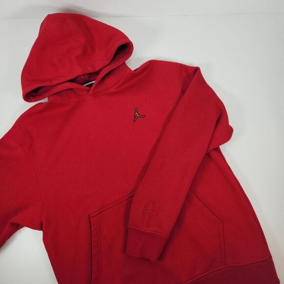 Jordan | Shirts | Jordan Mens M Gym Red Essential Fleece Pullover ...